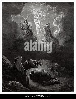 Transfiguration of Christ. Transfiguration of Jesus into a brilliant ...