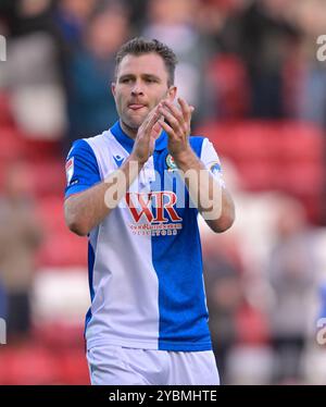 Blackburn Rovers' Sondre Tronstad applauds the fans prior to the Sky ...