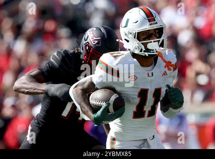 Miami wide receiver Sam Brown Jr. (WO07) poses for a portrait at the ...