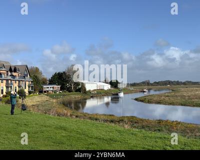 Birdwatching in Lytham Quays and Ribble estuary, Lytham St Annes, Fylde ...