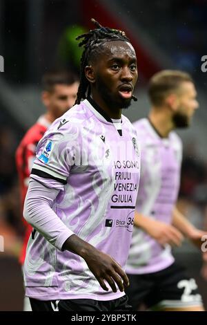 Jordan Zemura of Udinese during the serie A Enilive match between AS ...