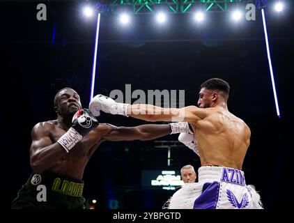 Adam Azim (right) in action against Kurt Scoby at the Tottenham Hotspur ...