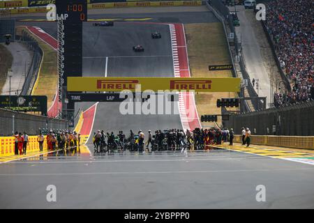 Start of the sprint race during the Formula 1 Grand Premio del Made in ...