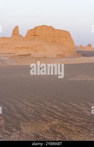 The Lut Desert or Dasht-e Lut. Located in Kerman and Sistan-Baluchestan ...
