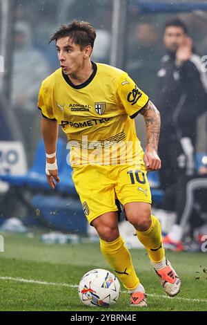 Adrian Bernabe of Parma Calcio 1913 during the Italian Serie A 2025/26 ...