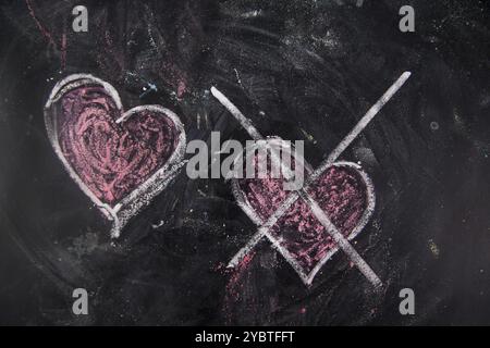 Graphical representation of icons representing the love relationship ...