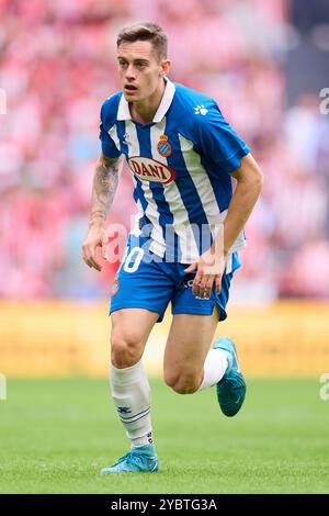 Pol Lozano of RCD Espanyol during the Copa Catalunya Final match ...
