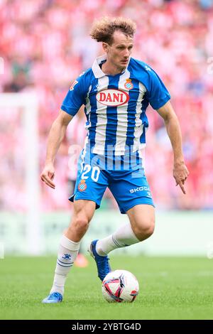 Alex Kral of RCD Espanyol during the La Liga match between RCD Espanyol ...