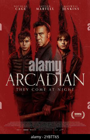 Arcadian (2024) directed by Benjamin Brewer and starring Nicolas Cage ...