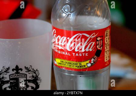 Copenhagen/ Denmark/20 Oct. 2024/Coca cola plastic bottle for recycling ...