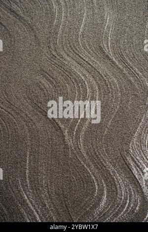 Representative background waves formed of gray sand layer Stock Photo ...