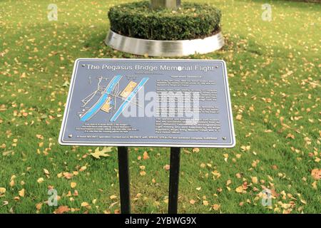 Pegasus Bridge Memorial Flight, National Memorial Arboretum, Alrewas ...
