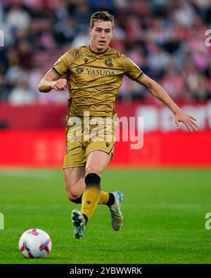 Luka Sucic of Real Sociedad during the UEFA Europa League, Round of 16 ...