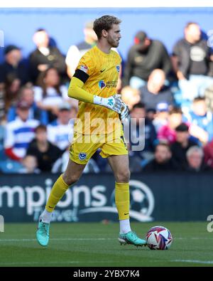 Portsmouth goalkeeper Nicolas Schmid during the Sky Bet Championship ...