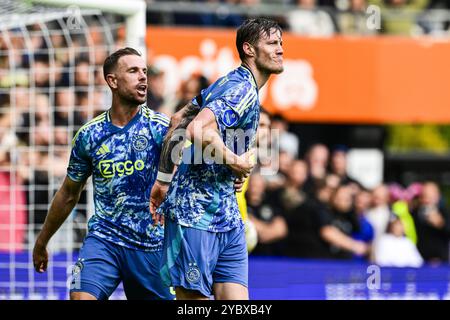 Wout Weghorst of AFC Ajax celebrates after scoring his teams first goal ...