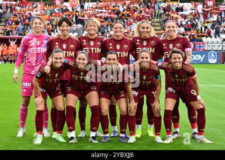 A.S. Roma Femminile players are posing for a team photo during the 20th ...