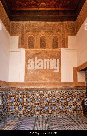 The ancient historical Saadian Tombs in the Kasbah Quarter of Marrakesh ...