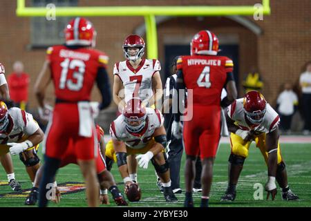 Southern California offensive lineman Jonah Monheim speaks during a ...