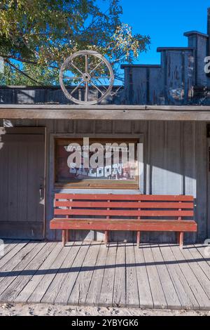The Wagon Wheel Saloon in Pioneertown,California. Pioneertown was ...