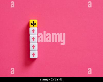Showing right business direction Stock Photo - Alamy