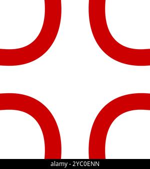 Anime anger symbol. Angry anime icon. Vector illustration Stock Vector ...