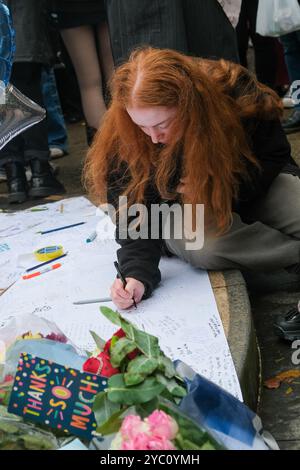 Liam Payne fans gather in Hyde Park for a vigil after the former One ...
