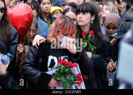 Liam Payne fans gather in Hyde Park for a vigil after the former One ...