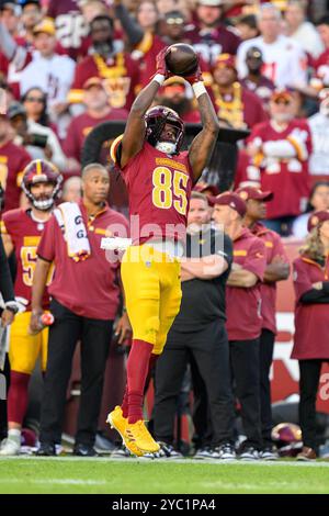 Washington Commanders wide receiver Noah Brown (85)runs a route during ...