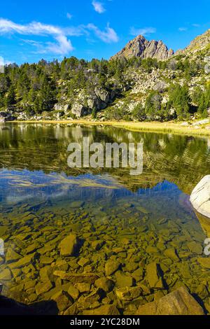 An estany in the andorran pyrenees Stock Photo - Alamy