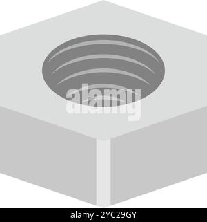 Hex nut icon Stock Vector Image & Art - Alamy