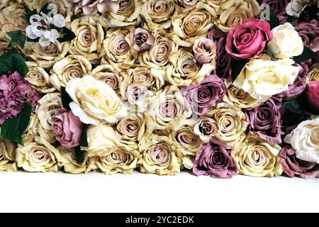dried roses texture as very nice background Stock Photo - Alamy