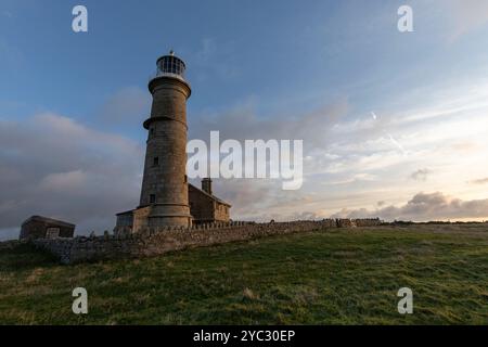 Lundy Island in the Bistol Channel autum landscape Stock Photo - Alamy