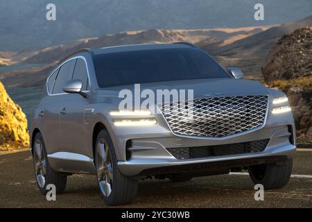 Genesis GV80 Luxury SUV Stock Photo - Alamy