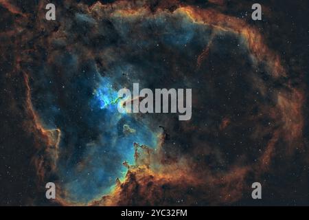 Melotte 15, the Heart of the Heart Nebula Stock Photo - Alamy