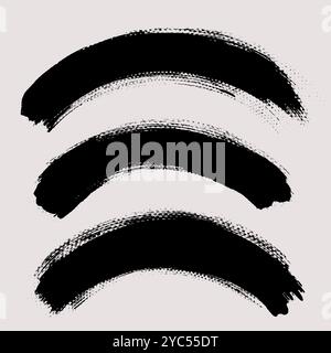 Brush stroke vector. Painted curves Stock Vector Image & Art - Alamy