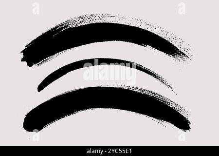Brush stroke vector. Painted curves Stock Vector Image & Art - Alamy