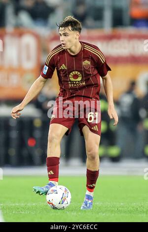 Roma’s Niccolo' Pisilli during the Serie A Enilive soccer match between ...