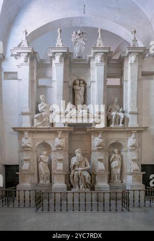 Michelangelo Buonarroti, Moses, 1545, Basilica of San Pietro in Vincoli ...