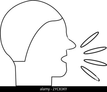 asthmatic man coughing Stock Vector Image & Art - Alamy