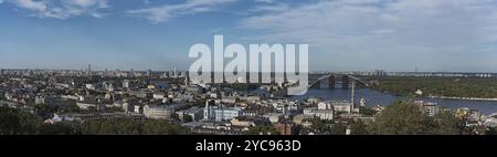 View of the empty city of Kyiv (Kiev), Ukraine Capital, during the two ...