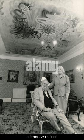 British artist Lewis Lupton and his wife, England 1970s Stock Photo - Alamy