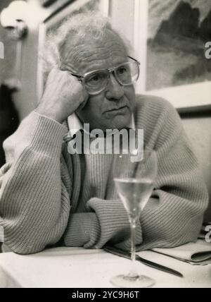 Australian artist Clifton Pugh, 1980s Stock Photo - Alamy