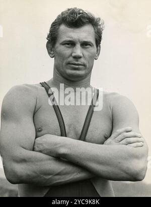 Soviet heavyweight freestyle professional champion, wrestler Alexandre ...