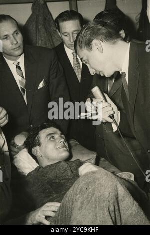 German professional boxer Erich Schoeppner and Italian Giulio Rinaldi ...