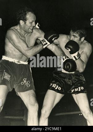 Italian professional boxer Piero Tomasoni, 1950s Stock Photo - Alamy