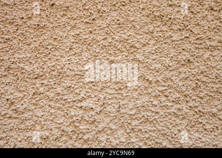 Light beige rough pebbledash stucco and red brick masonry. Highlights ...