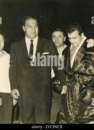 Italian professional boxer Rocky Marciano, Milan 1960s Stock Photo - Alamy