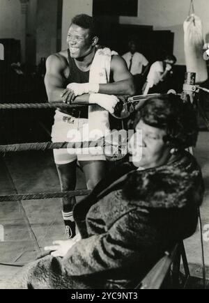 American professional boxer Emile Griffith, USA 1960s Stock Photo - Alamy