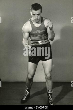 Italian professional boxer Sandro Lopopolo, 1960s Stock Photo - Alamy