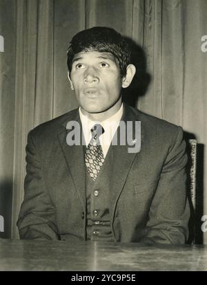 Argentinian professional boxer Carlos Monzon, 1970s Stock Photo - Alamy